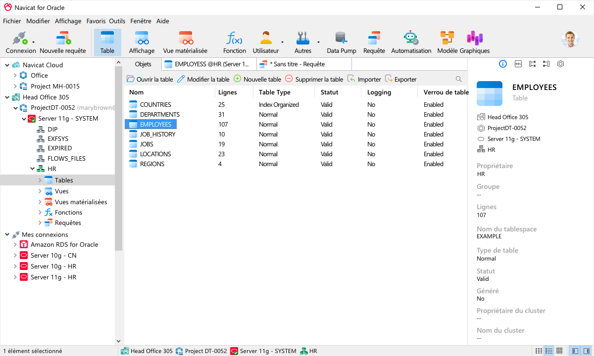 Navicat for Oracle | Le meilleur logiciel de développement et d ...