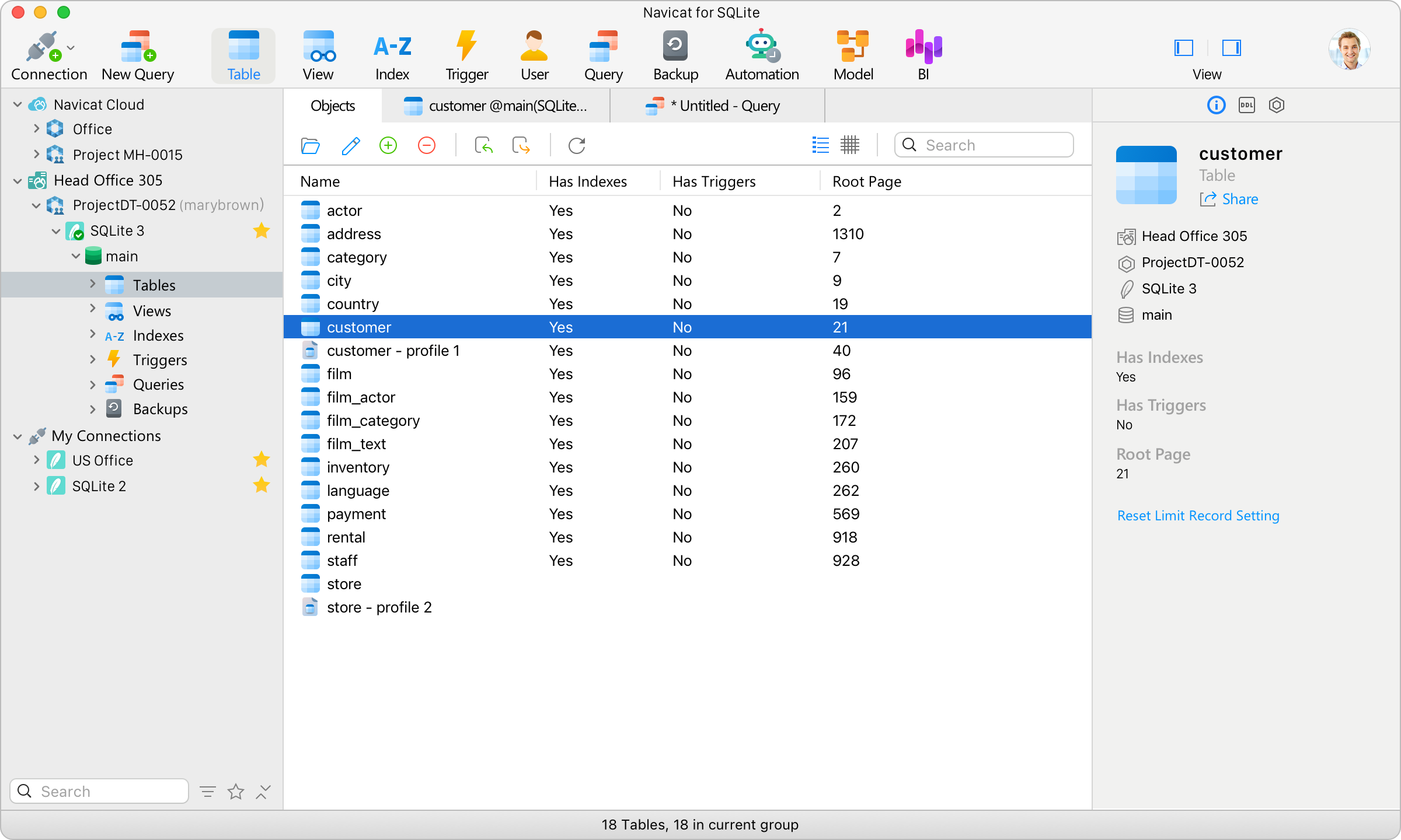 Navicat for SQLite | Un puissant outil d'interface graphique intuitive ...